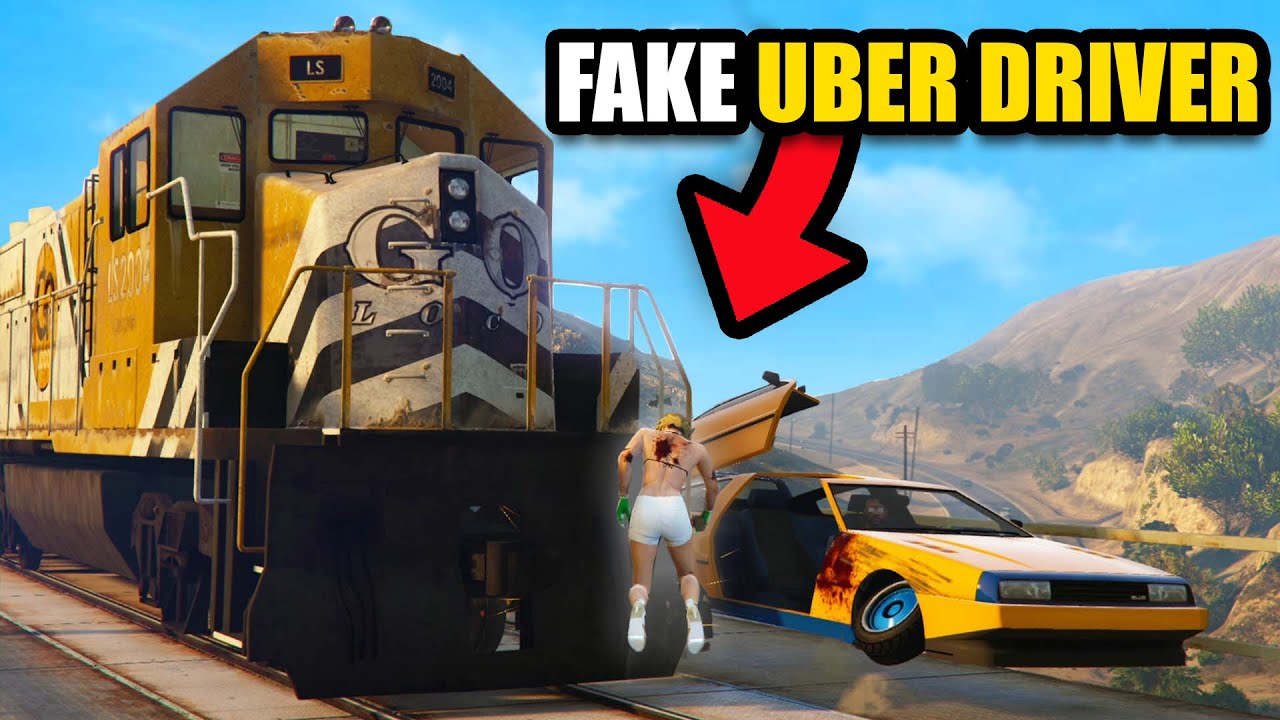 Trolling people as a fake Uber driver | GTA 5 THUG LIFE #549