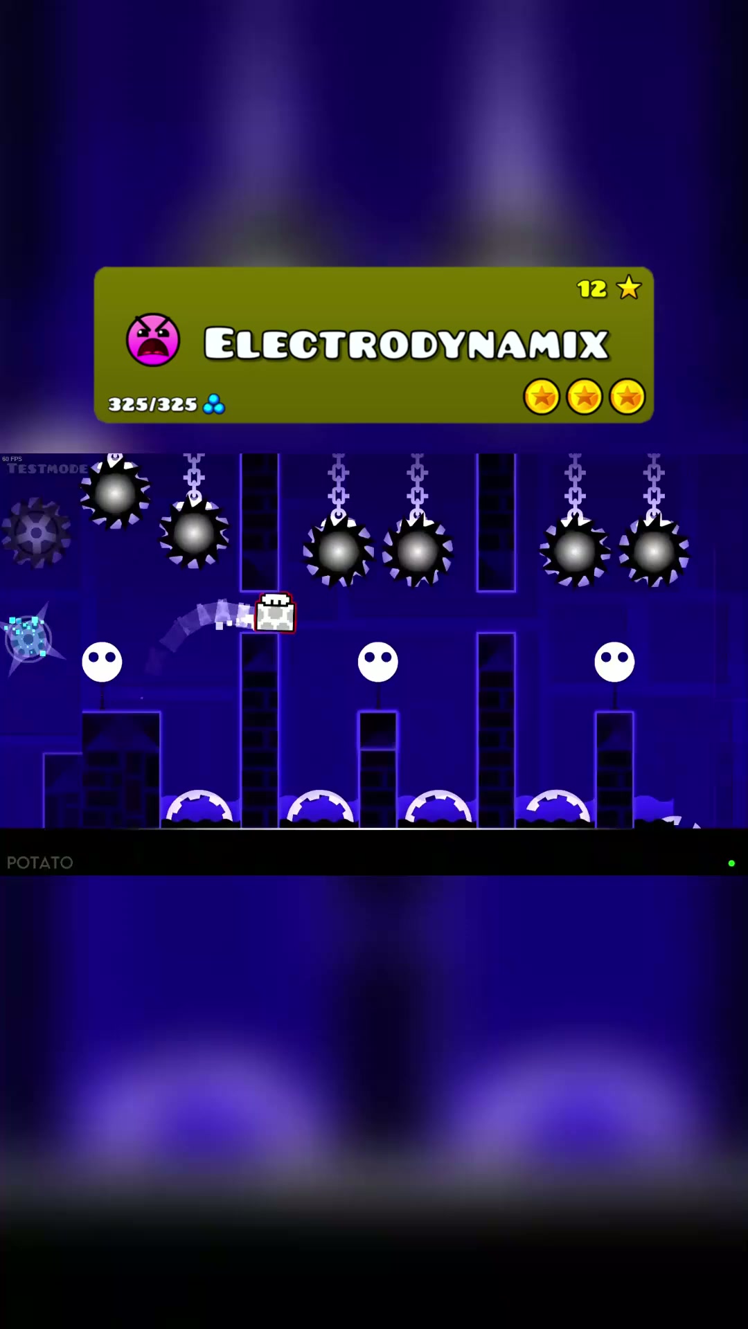 the HIDDEN coin in Geometry Dash #Delxue12 #shorts