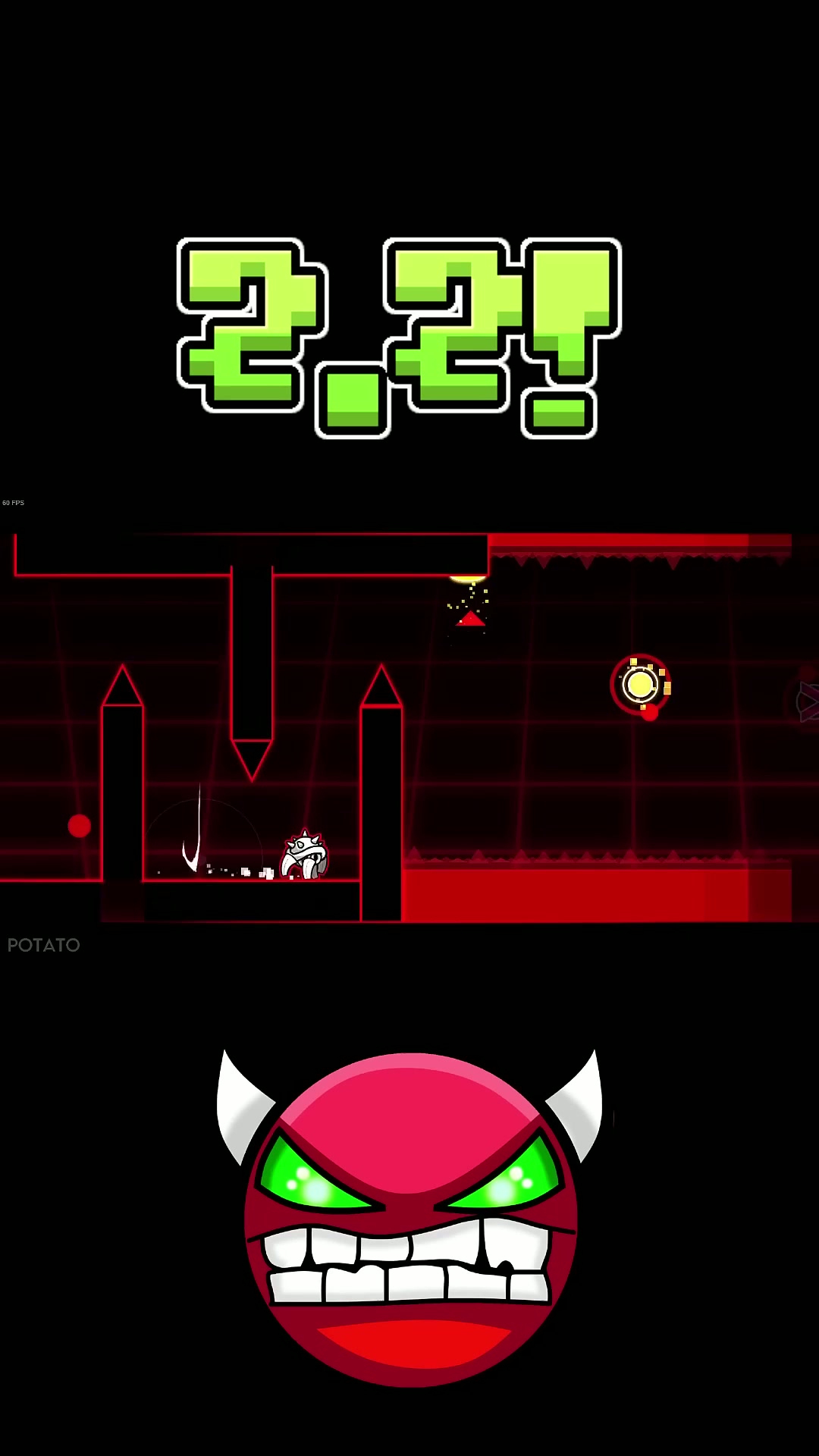 The challenge impossible? Geometry Dash 2.2 #shorts #deluxe12