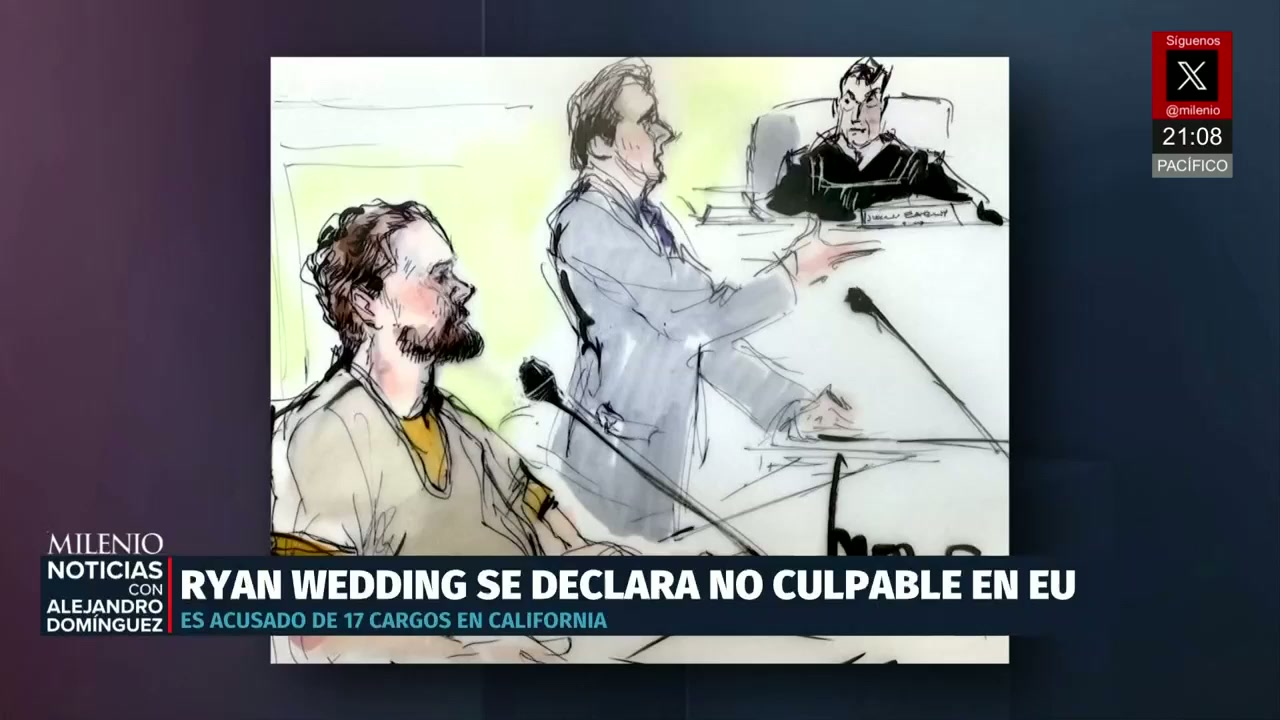 Ryan Wedding se declara culpable en California por 17 cargos