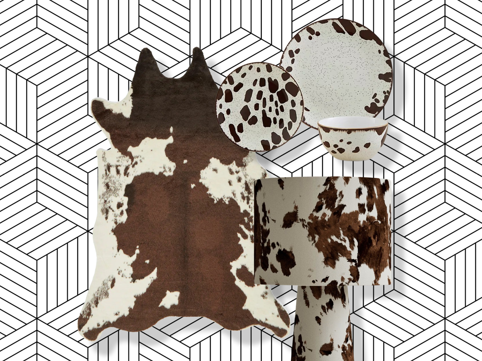 Why cow print decor feels right for right now – plus 9 chic pieces to shop