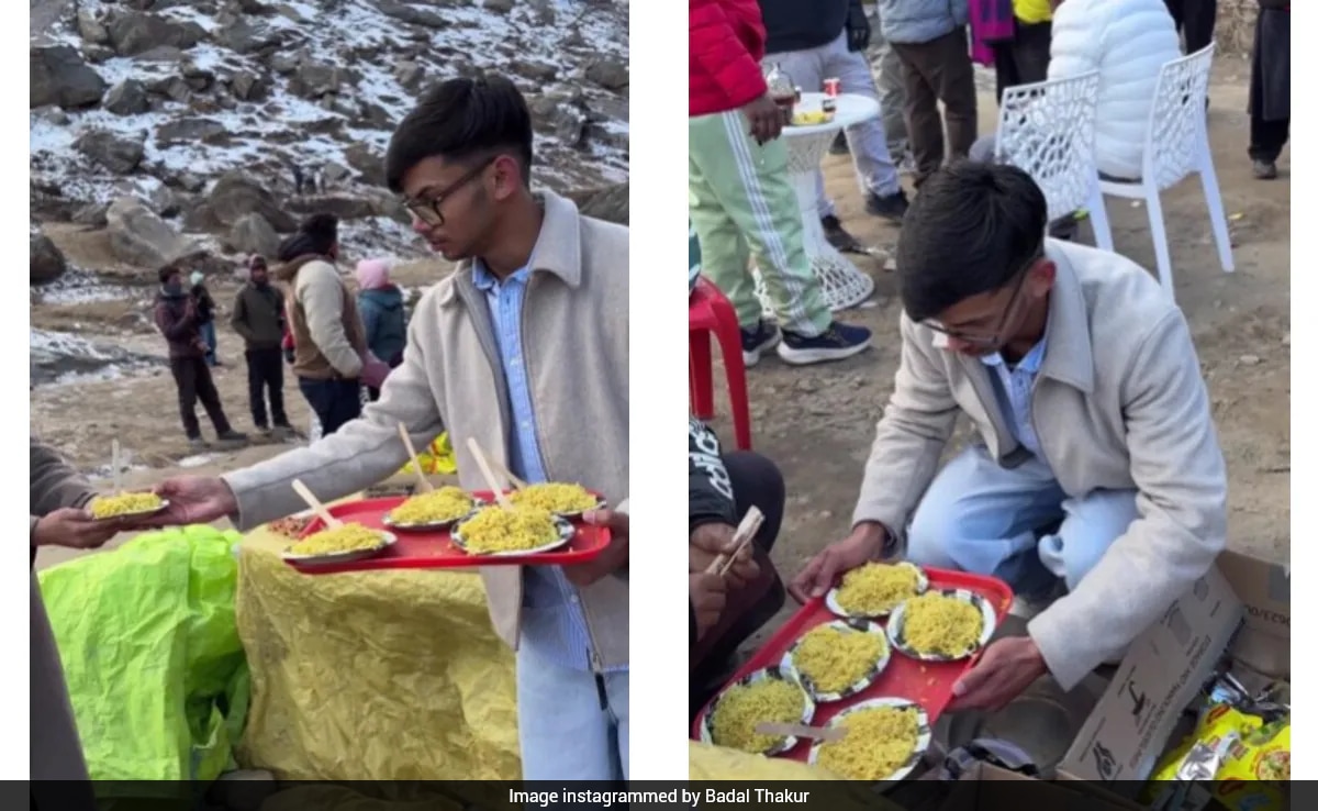 Content creator sells Maggi in the mountains for a day, his earnings ...