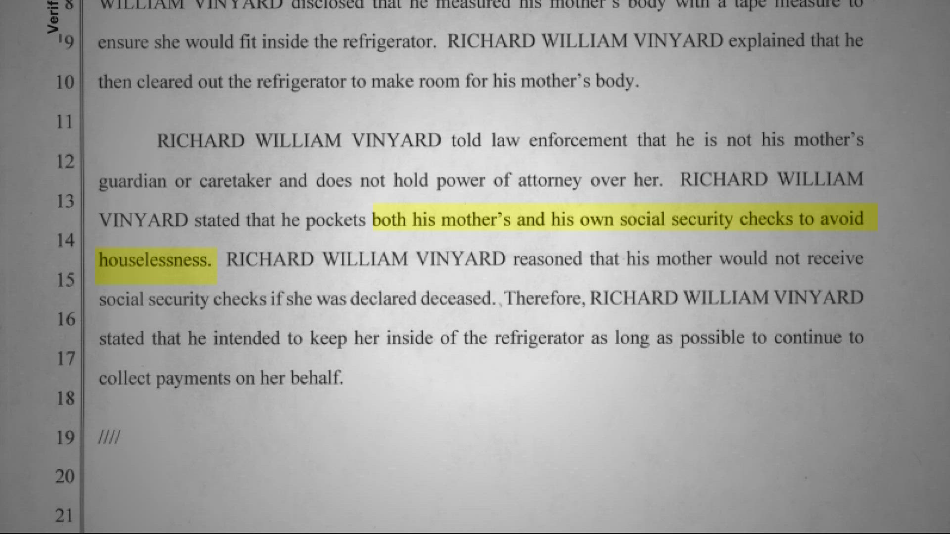 Portland man kept 104-year-old mother’s body in fridge to collect ...