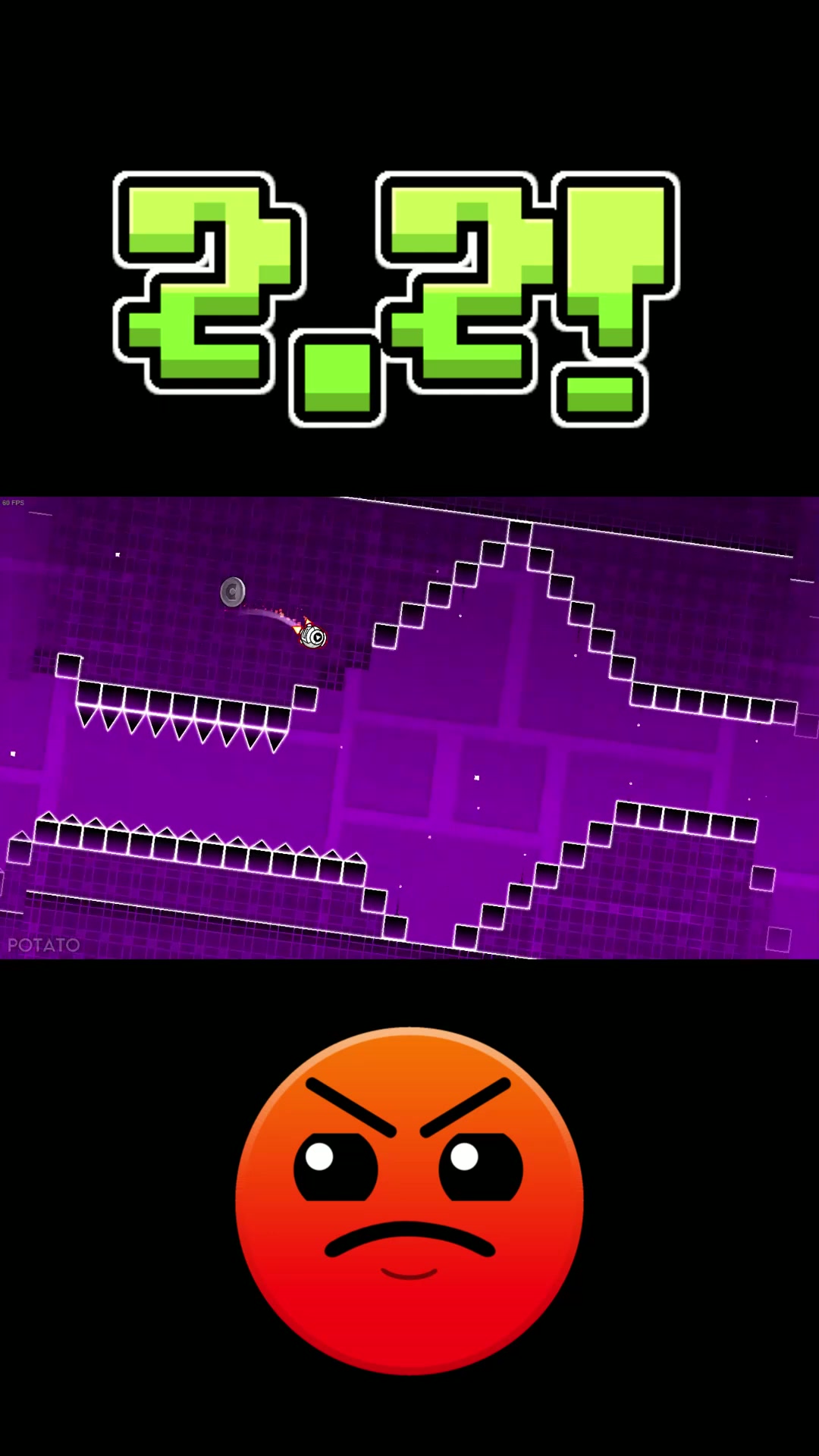 Back on track 2.2 Geometry Dash #shorts #deluxe12