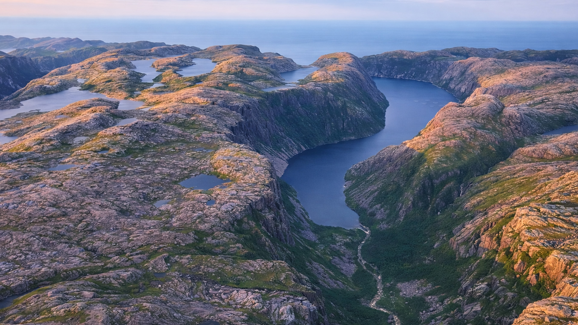 How did these valleys form?