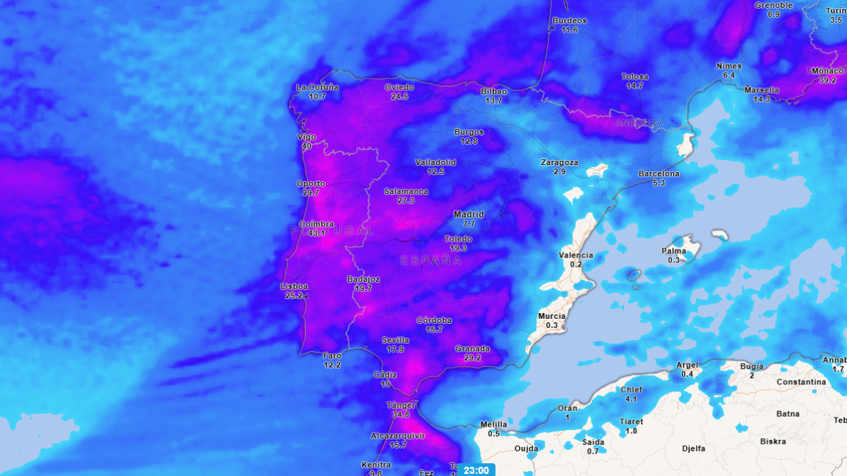 Toda España, salvo Canarias y País Vasco, en alerta por viento, lluvia ...