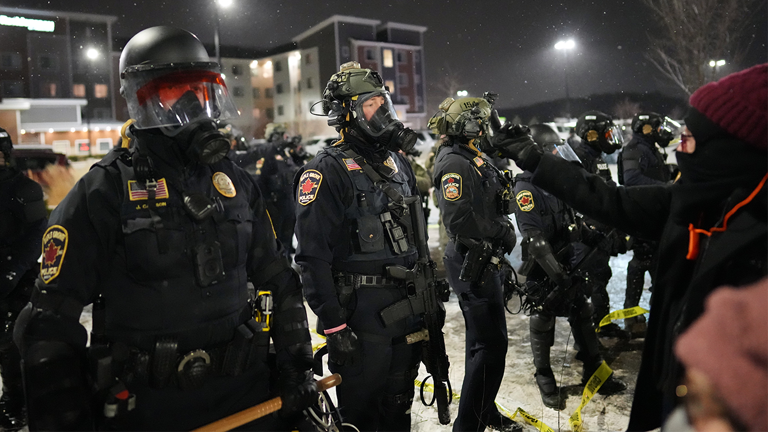 Anti-ICE agitators arrested outside Minnesota hotel as police declare ...