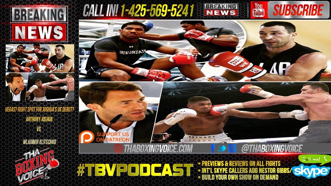 Anthony Joshua vs Wladimir Klitschko in Vegas? Right spot for Joshua's ...