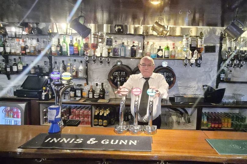 Cheers for the memories! Jim steps behind bar 50 years after he last ...