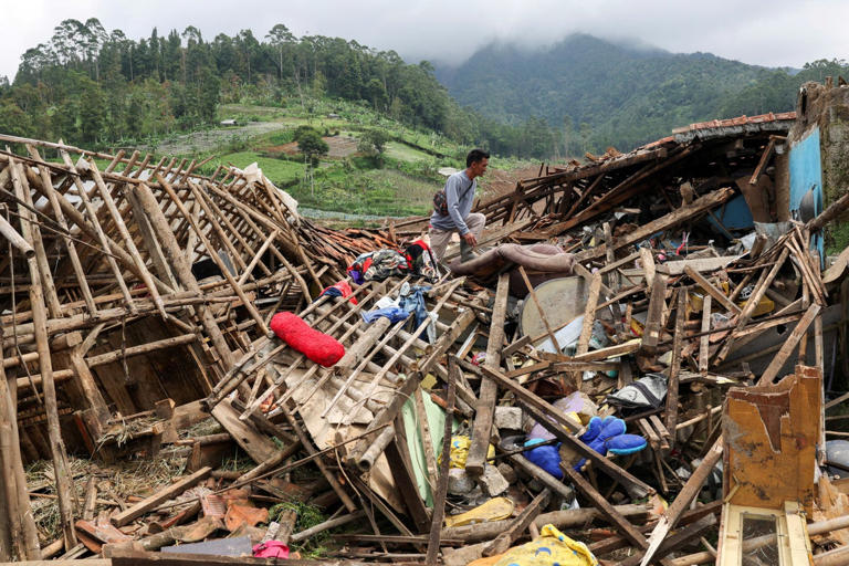 At least 23 soldiers killed as landslides devastate Indonesia