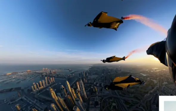 Watch: Athlete flies through Ciel Dubai Marina's eye of needle at over ...