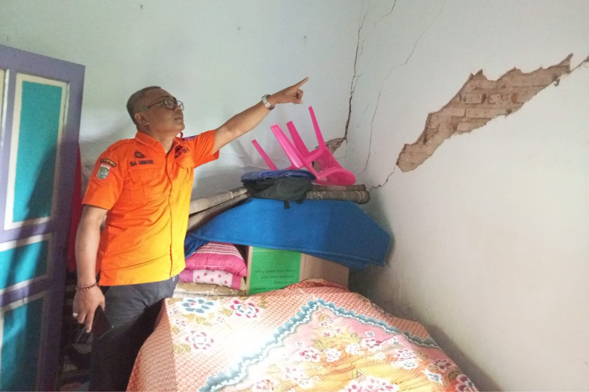 Dua rumah warga di Malang rusak terdampak gempa Pacitan