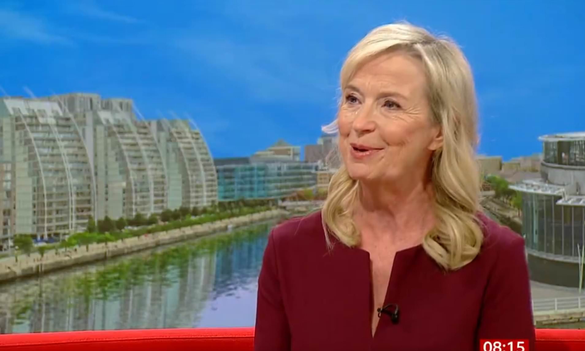 Tearful Carol Kirkwood breaks down as she announces she is leaving the ...