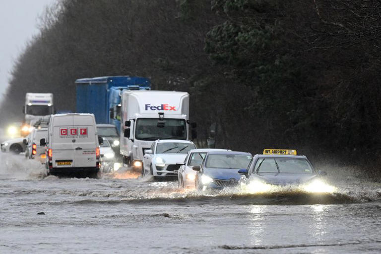 Schools shut and thousands without power as Storm Chandra hits island ...