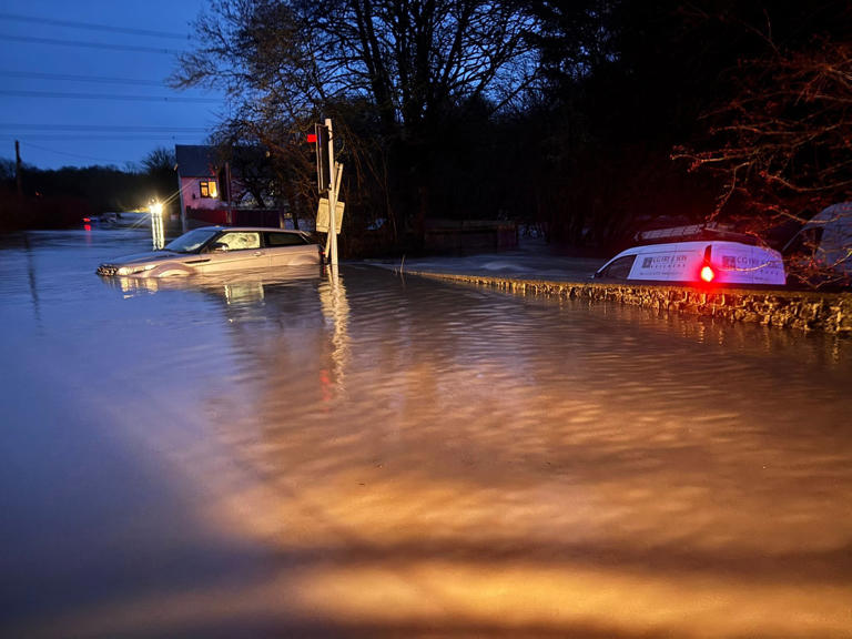 Two severe flood warnings in place as Storm Chandra brings disruption