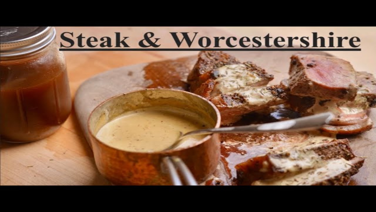 Homemade Worcestershire sauce takes this steak to the next level
