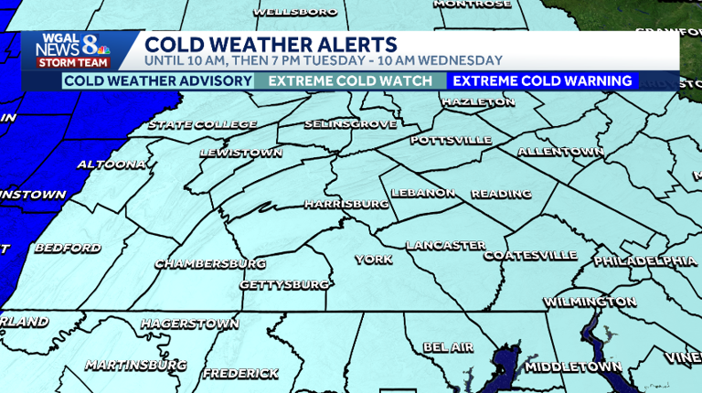 Another cold weather advisory issued for entire Susquehanna Valley