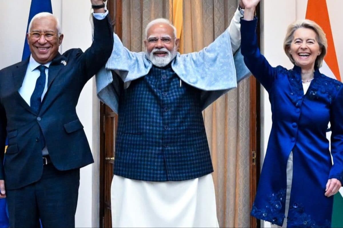 Ursula von der Leyen steps out in Anamika Khanna for key India–EU ...