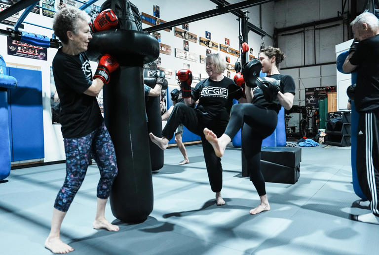 Parkinson's patients find unlikely therapy in Louisville kickboxing gym