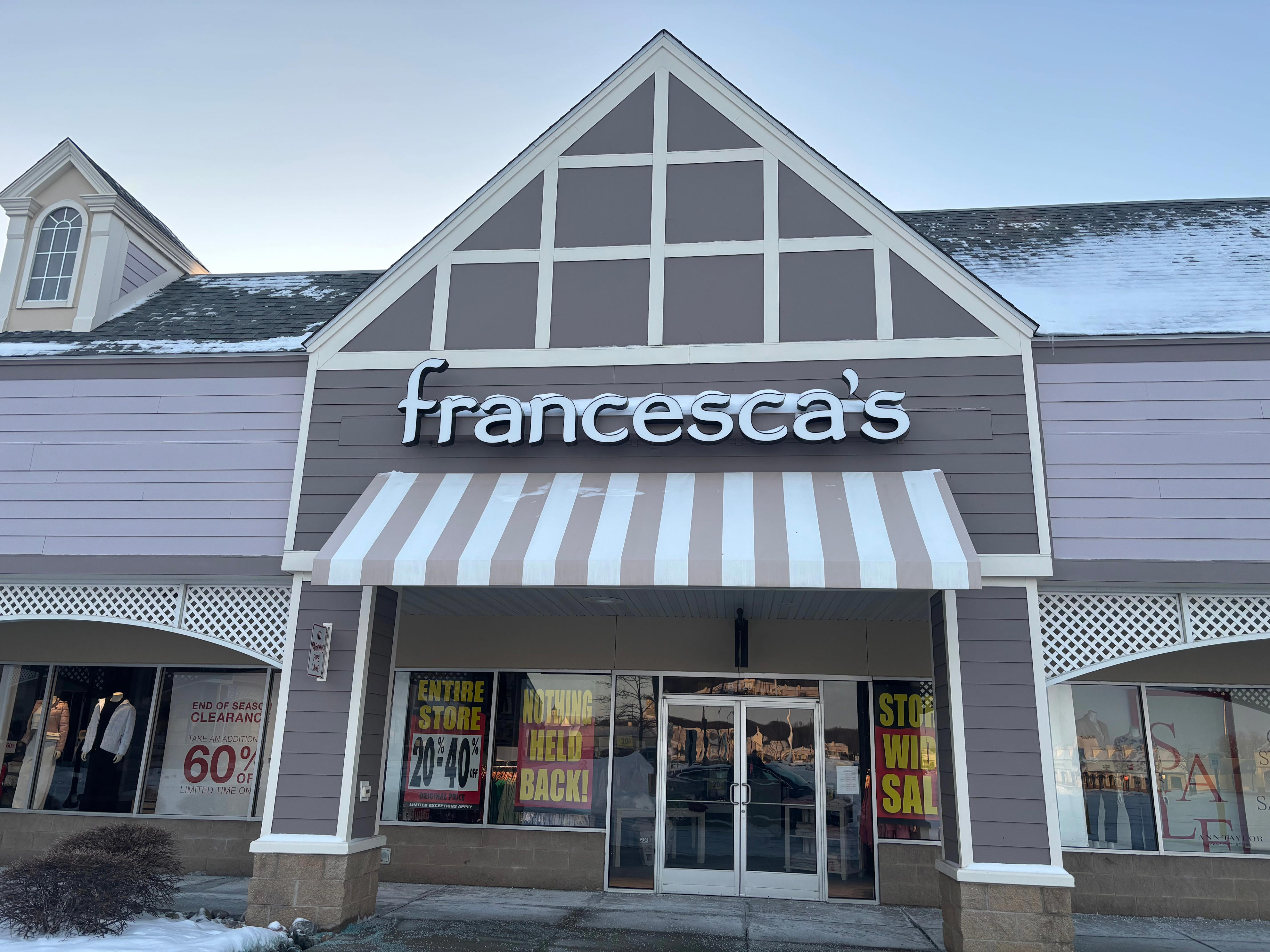 Francesca's to permanently close all stores soon. Where in Louisiana?