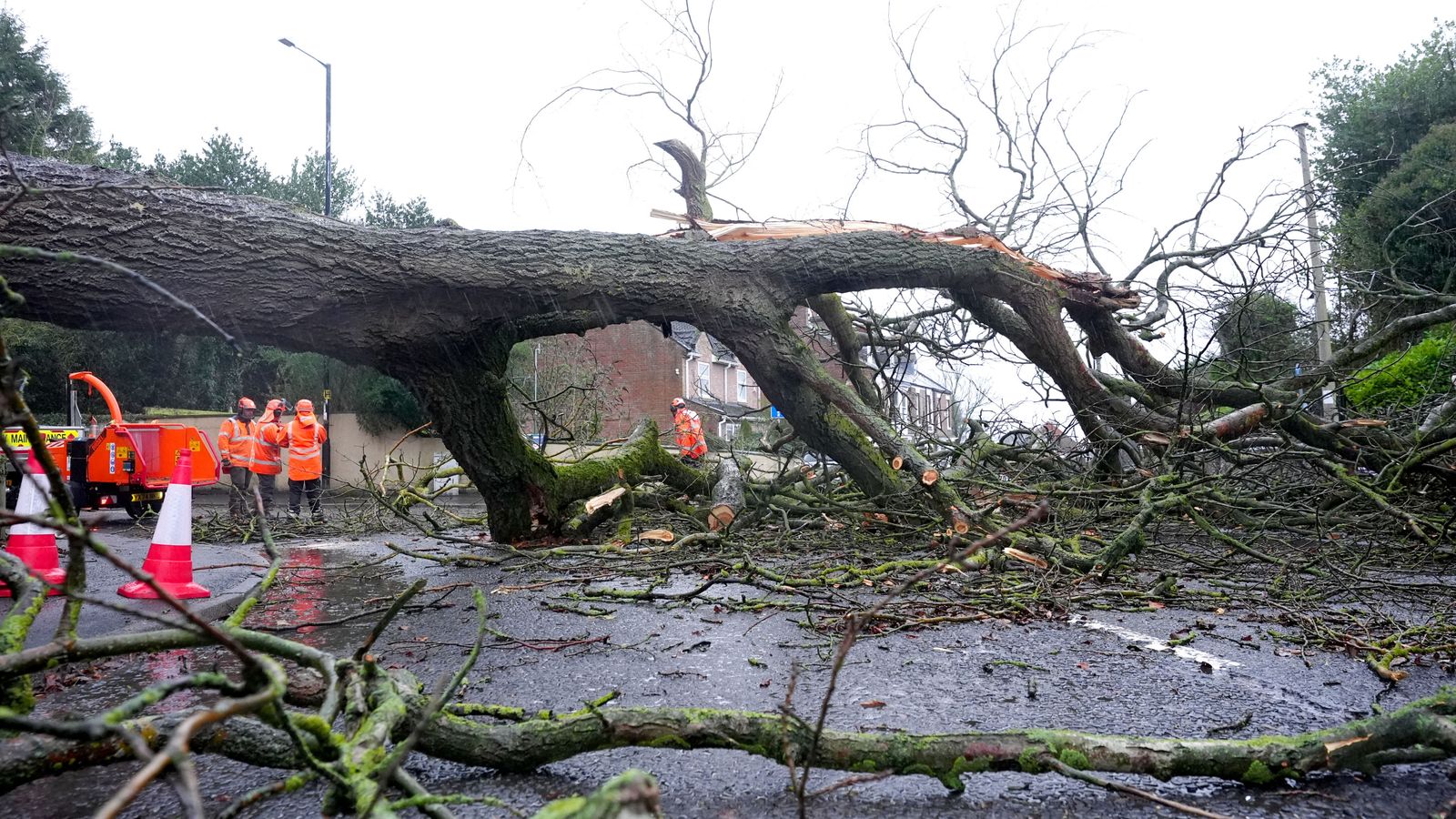 Storm Chandra in pictures as UK and Ireland lashed with heavy rain and ...