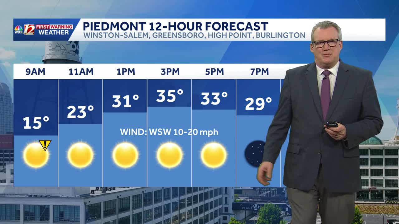 Meteorologist Brian Slocum has your latest forecast at 5:45 a.m.