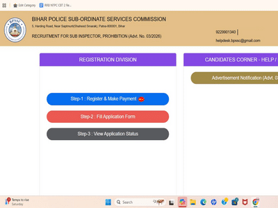 Great opportunity for a government job! Apply for the Bihar sub ...