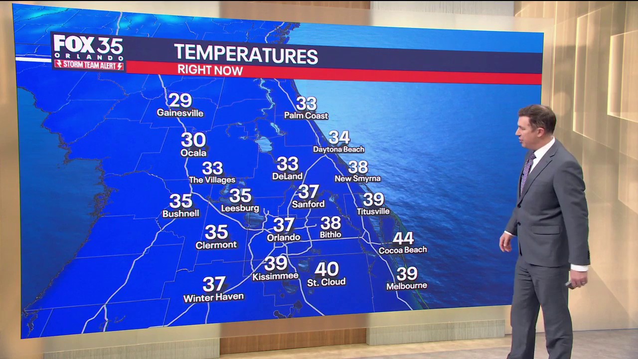 Orlando weather AM forecast: Cold stretch for Central Florida this week