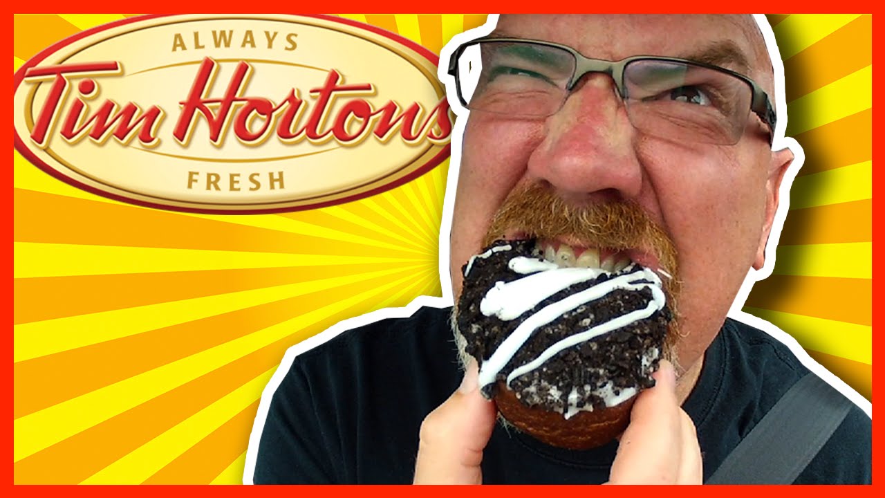 Tim Hortons OREO donut review & drive thru experience
