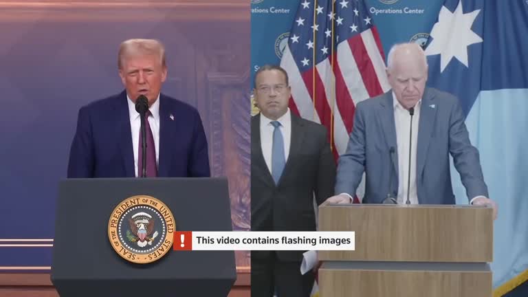 Trump speaks with Minnesota Democrats amid hopes tensions easing