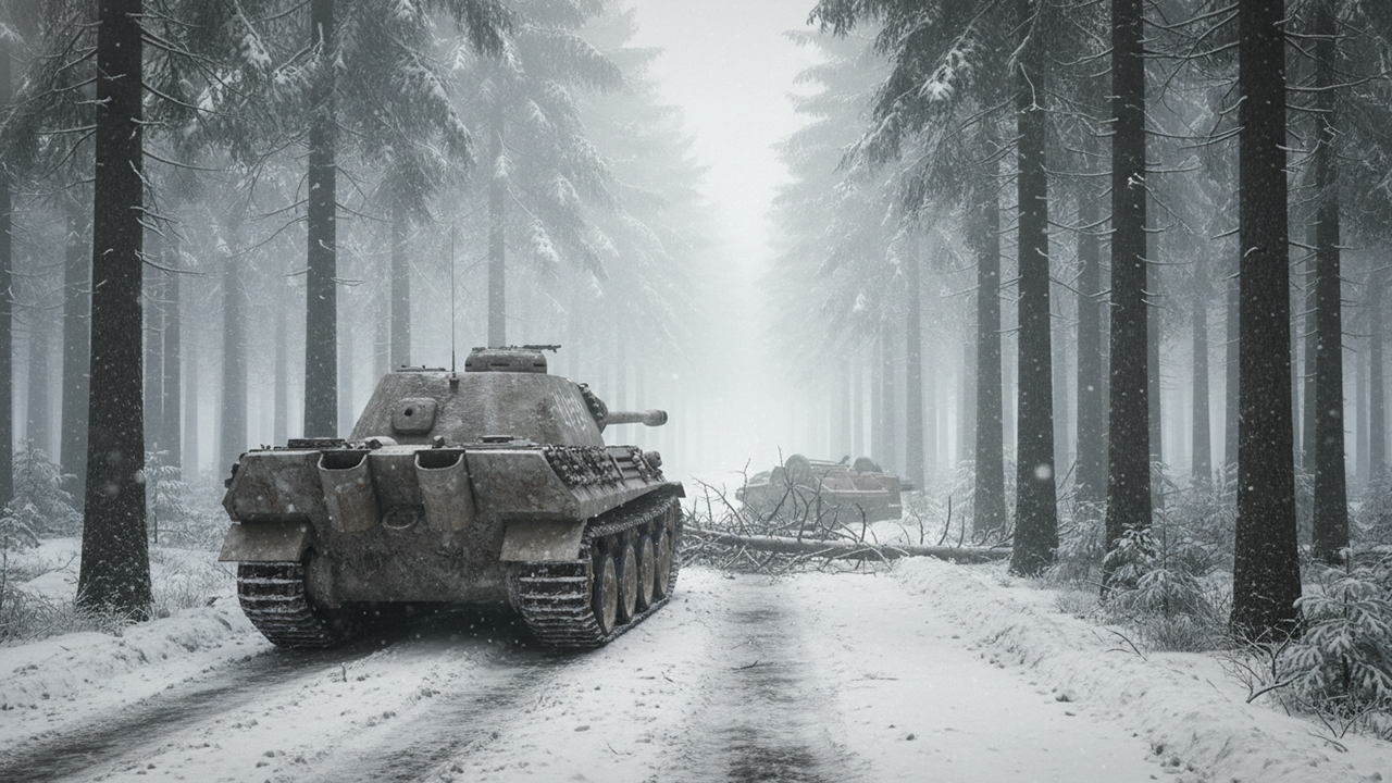 The battle of the bulge and the failure of Germany’s elite tanks