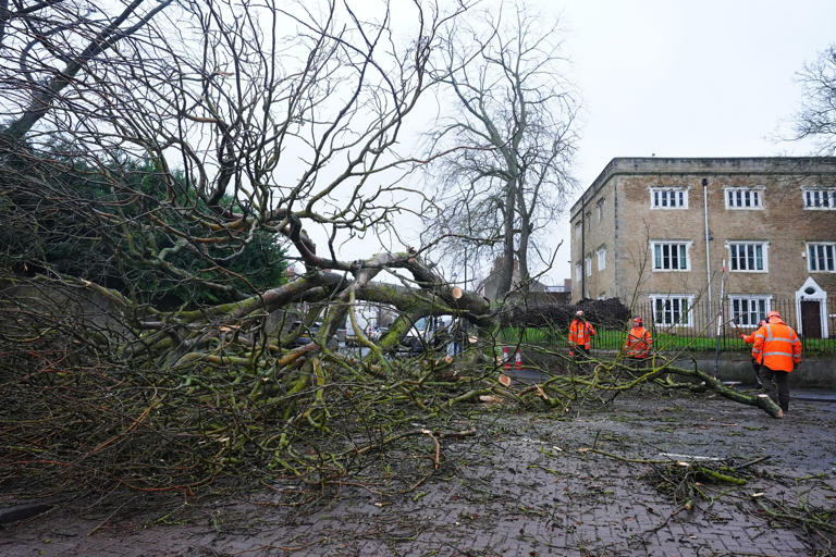 Storm Chandra latest: January rain records set as UK hit by floodiing