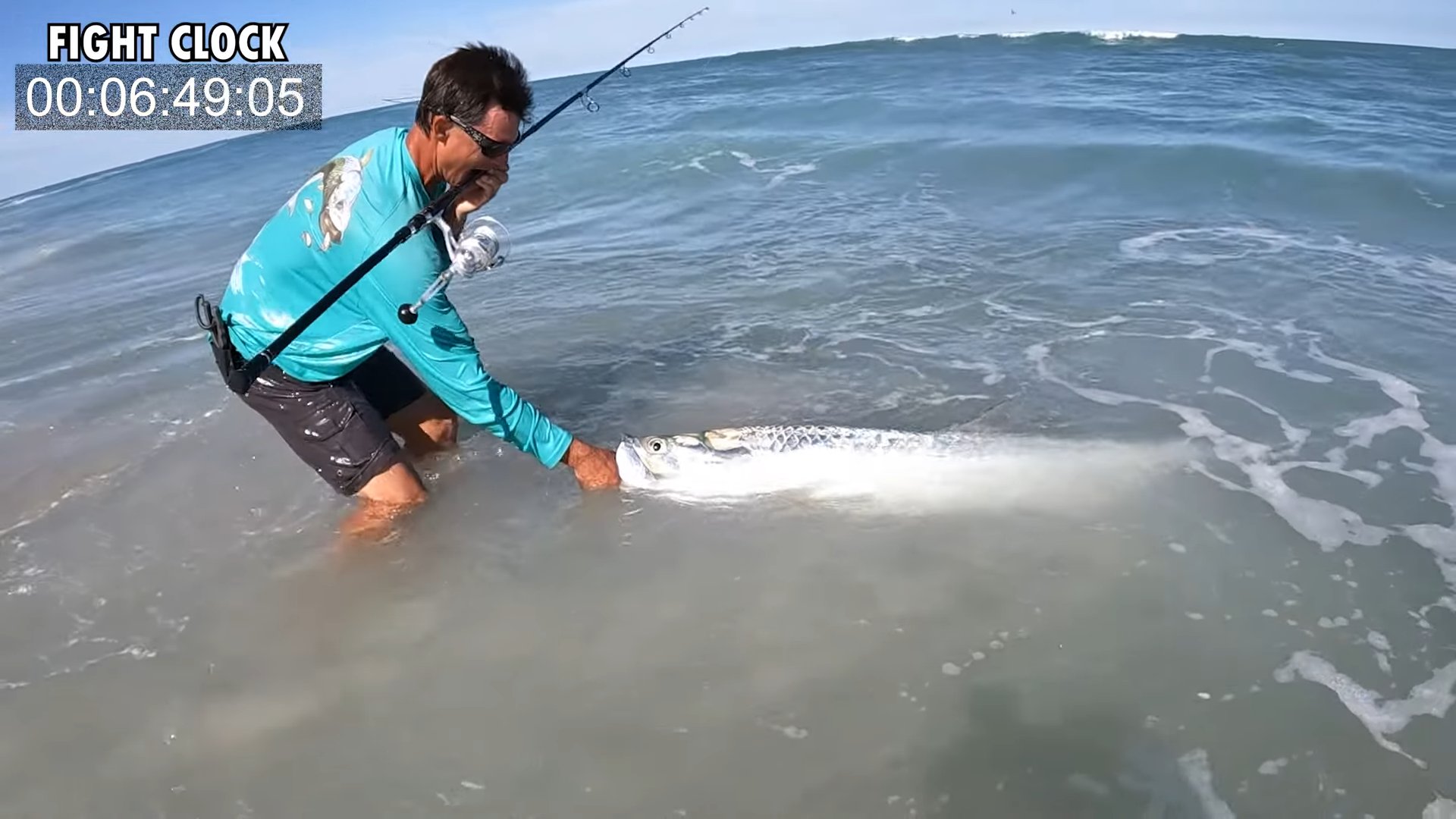Monster fish showed up right on this Florida beach