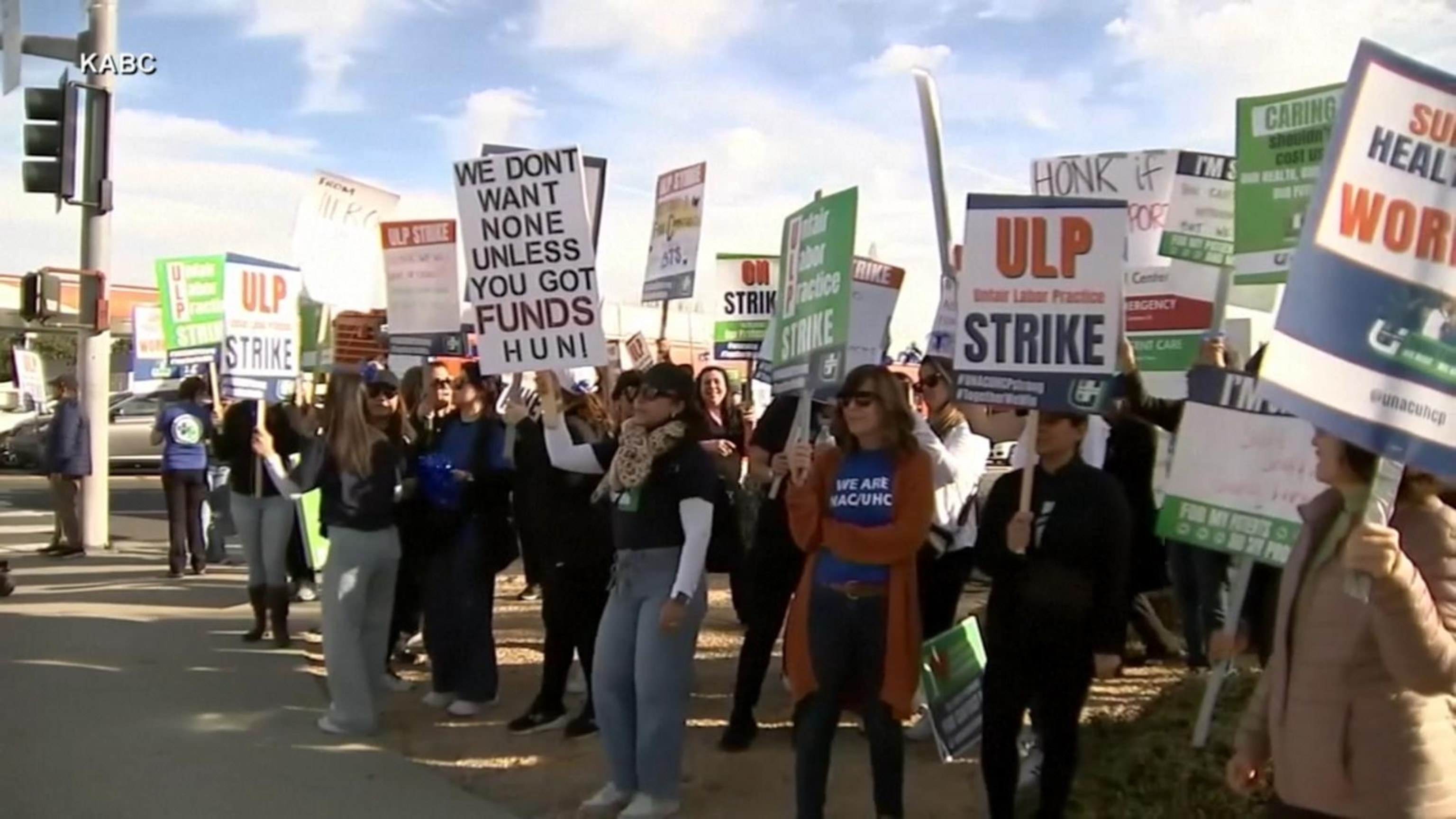More than 31,000 nurses, health care workers strike at Kaiser Permanente
