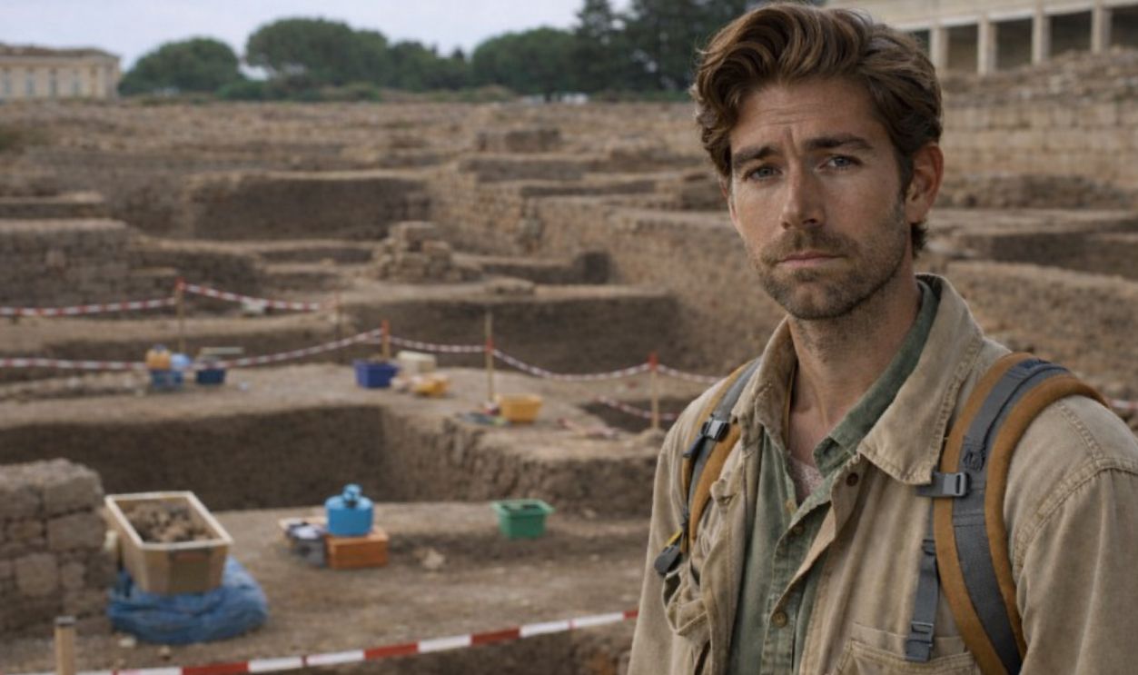 At France's first Roman colony, excavators uncovered a curtain wall and ...