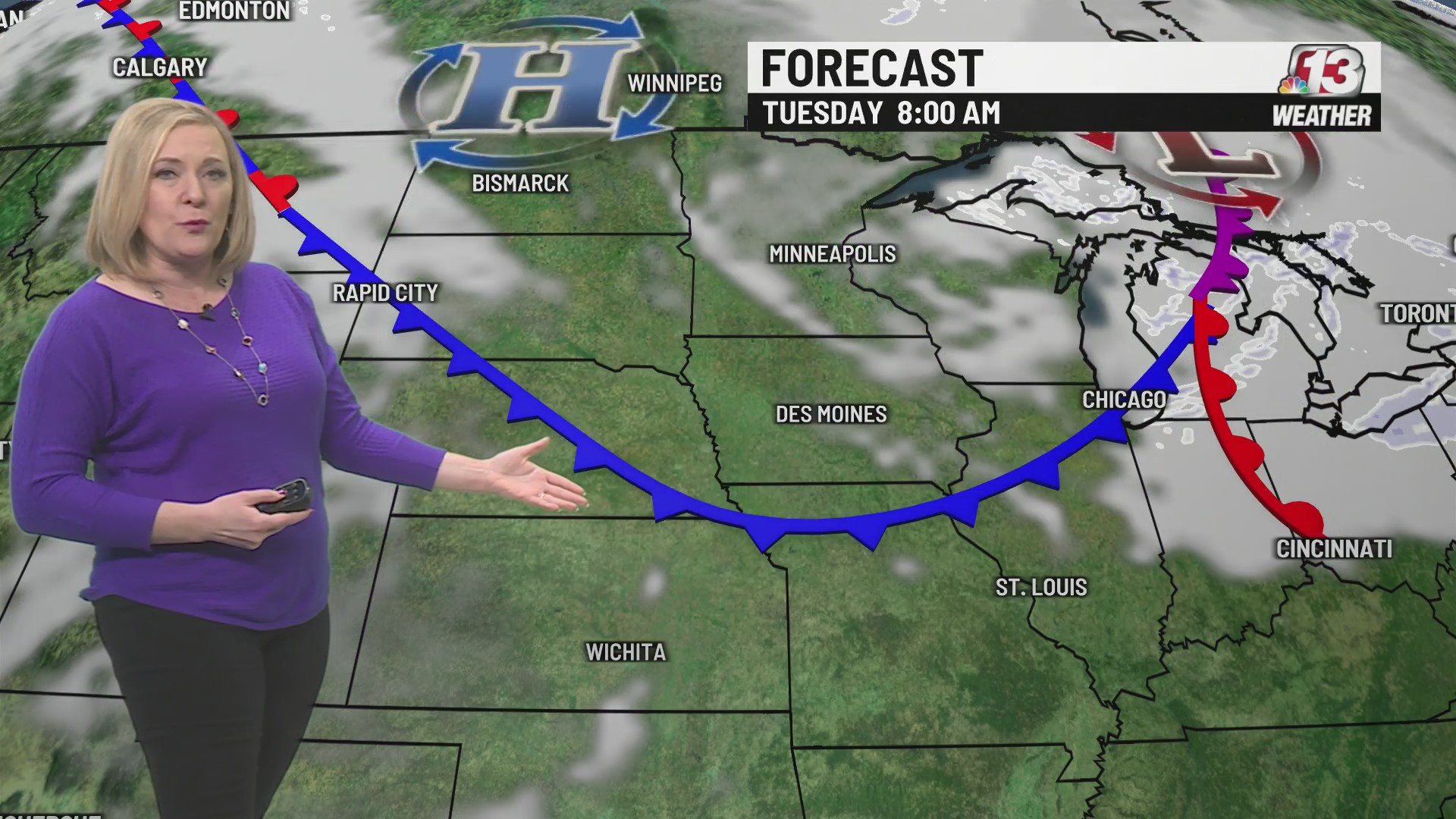 Megan Salois' Tuesday morning forecast