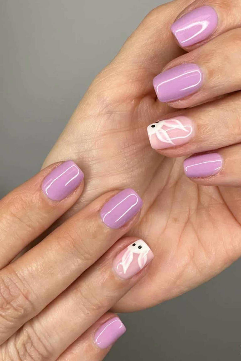 35 short Easter nails that feel light and fun