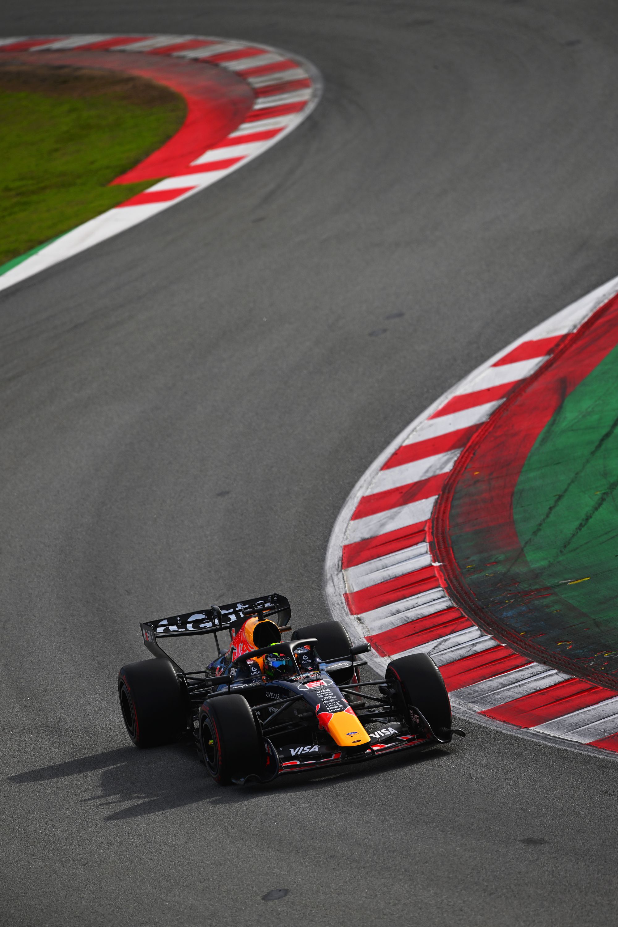 Hadjar pleased with 'surprising' and 'smooth' opening laps at Red Bull