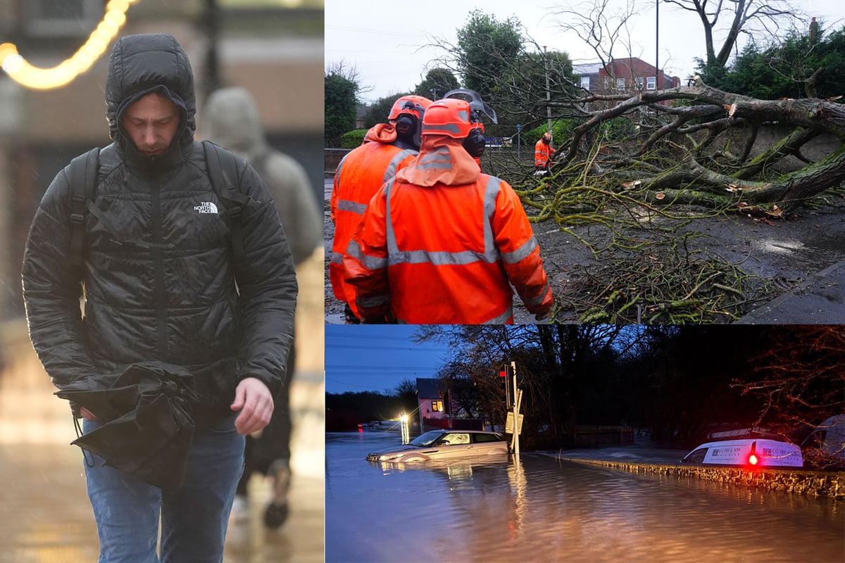 Drivers rescued from flooded cars as Storm Chandra batters UK