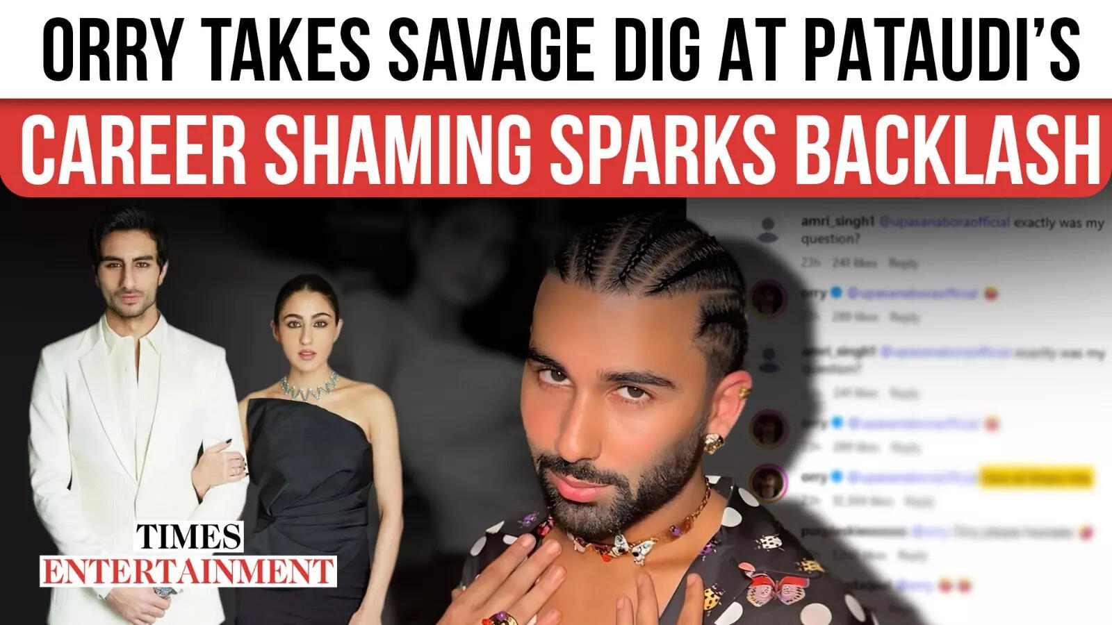 Orry’s brutal dig at Sara Ali Khan’s career triggers bullying outrage ...