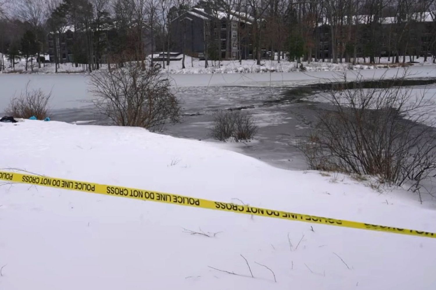 Toddler dies after falling into freezing pond and being pulled out by ...