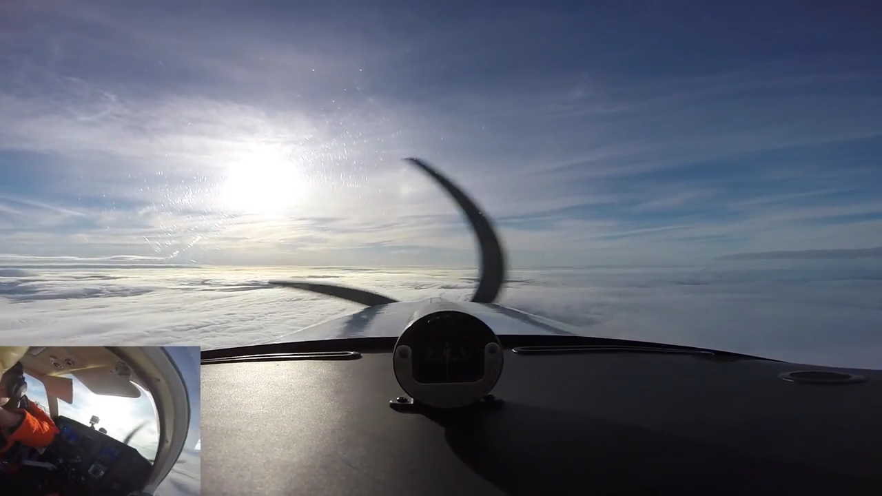 Watch a plane lift off and head straight into the Atlantic