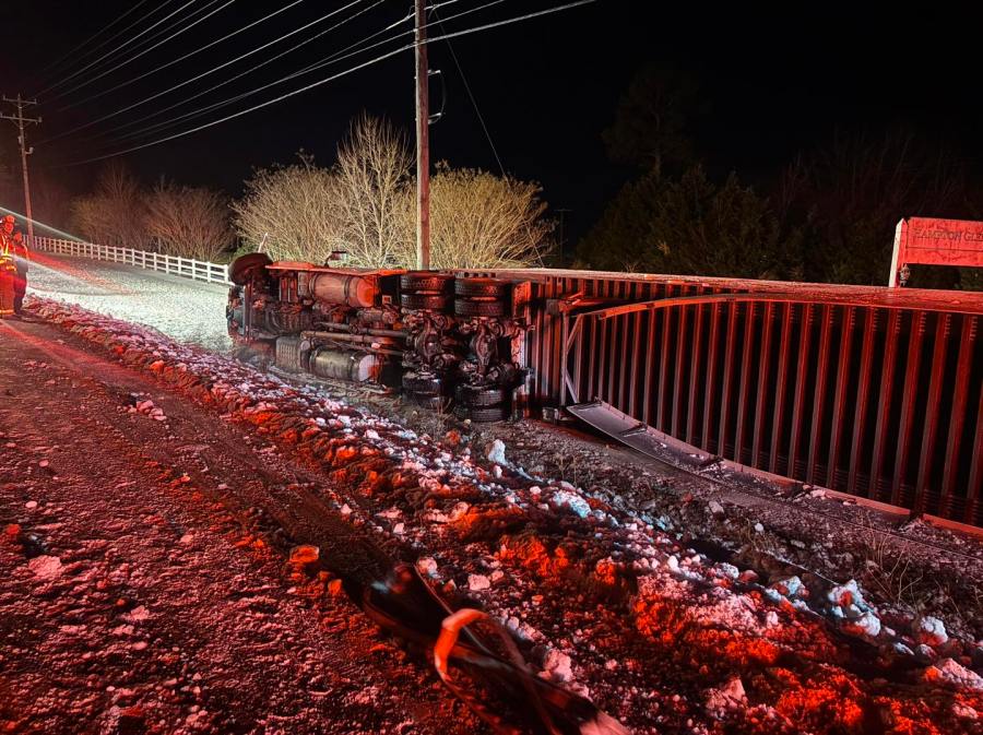 Chesterfield officials warn of icy roads after tractor-trailer ...