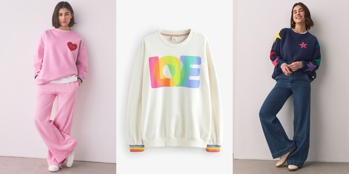 Jools Oliver's adorably chic love themed Little Bird sweatshirts are ...