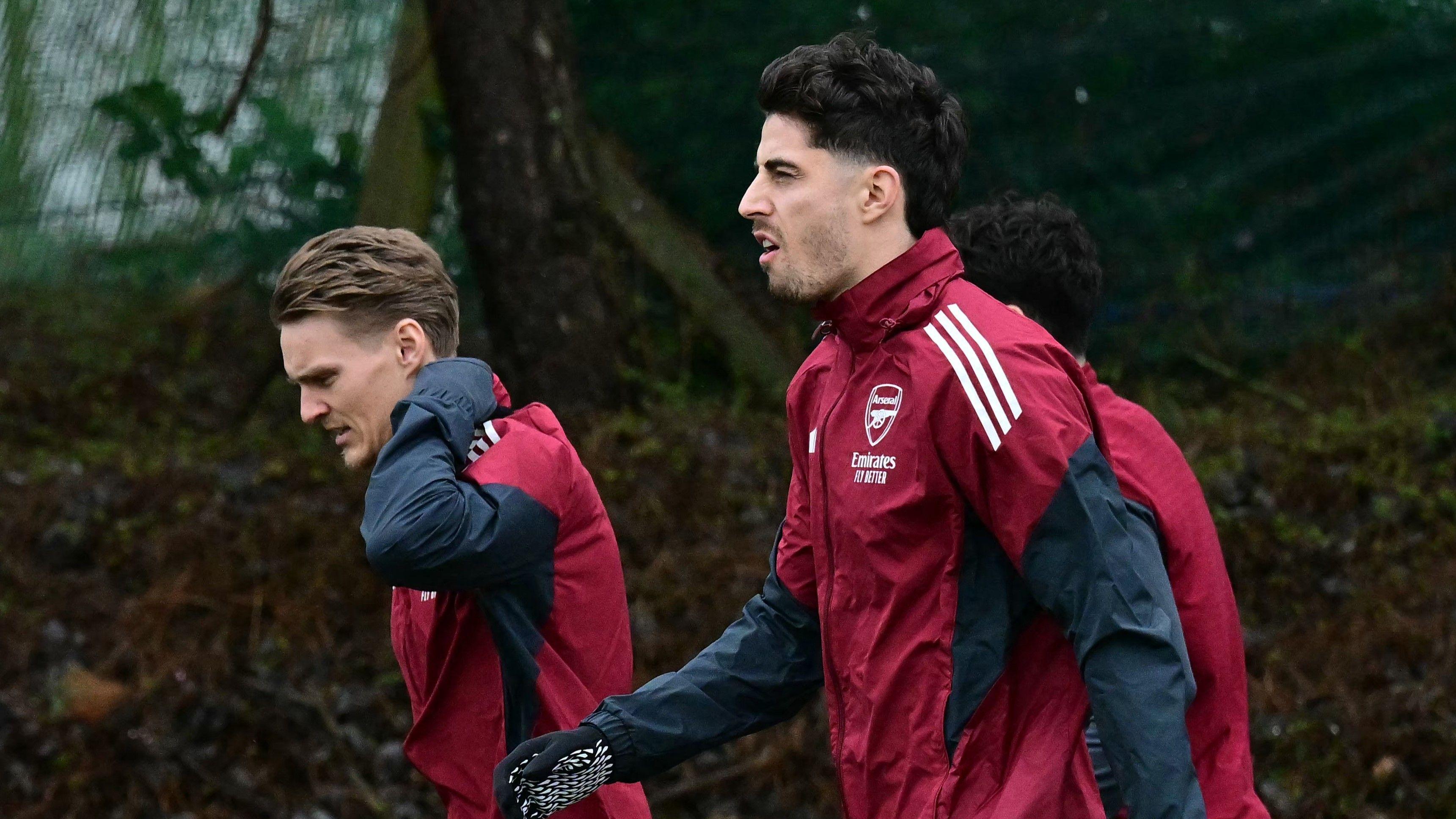 Havertz in Arsenal training