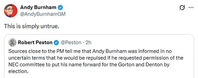 Starmer dismisses Labour demands for rethink on blocking Andy Burnham ...