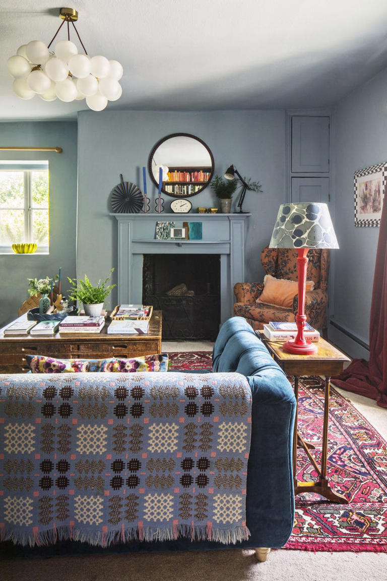 This pretty Grade II-listed cottage is anything but neutral inside
