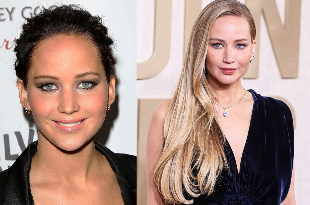 Side-by-side comparisons of what celebs looked like in 2010s vs. 2020s