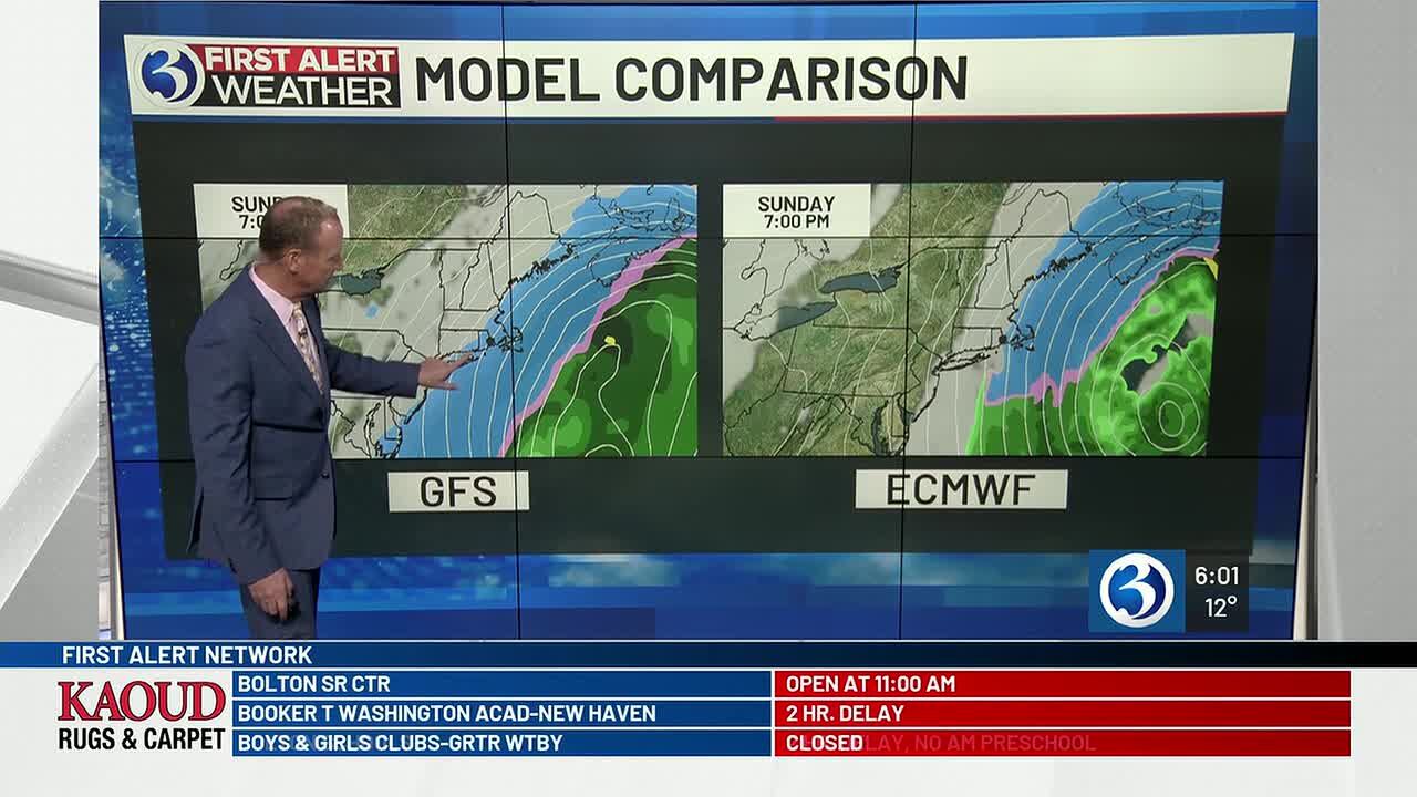 Here’s the latest on a potential storm for this weekend