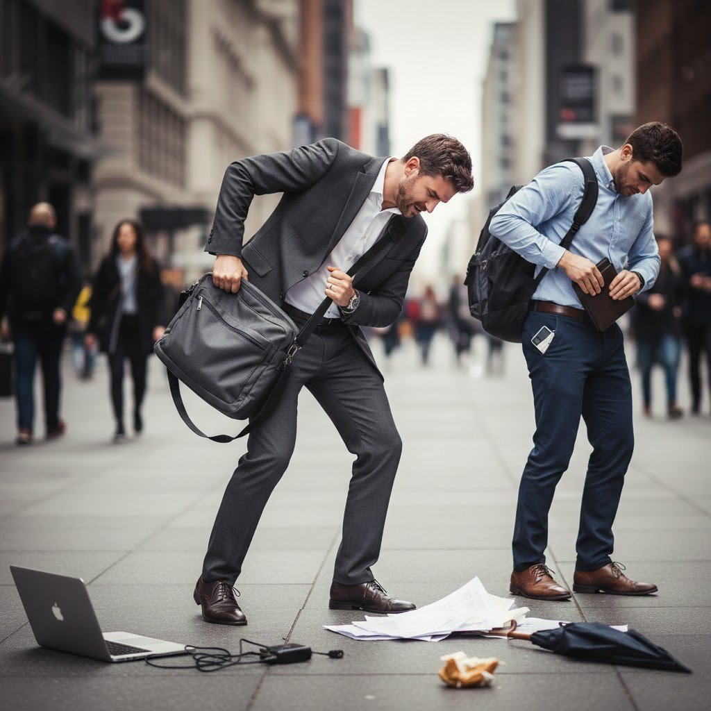 Common mistakes nearly all men make with their bags